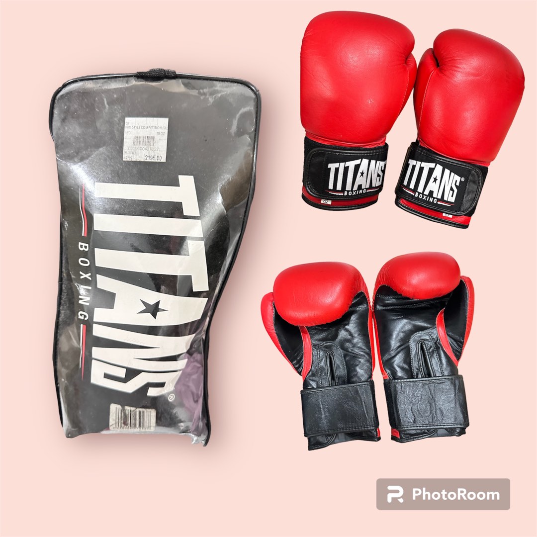 Titans Pro competition boxing gloves, Sports Equipment, Sports & Games ...