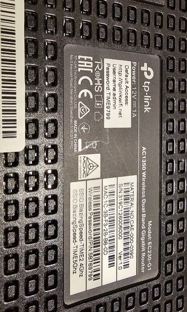 TM TIME modem router tplink, Computers & Tech, Parts & Accessories ...