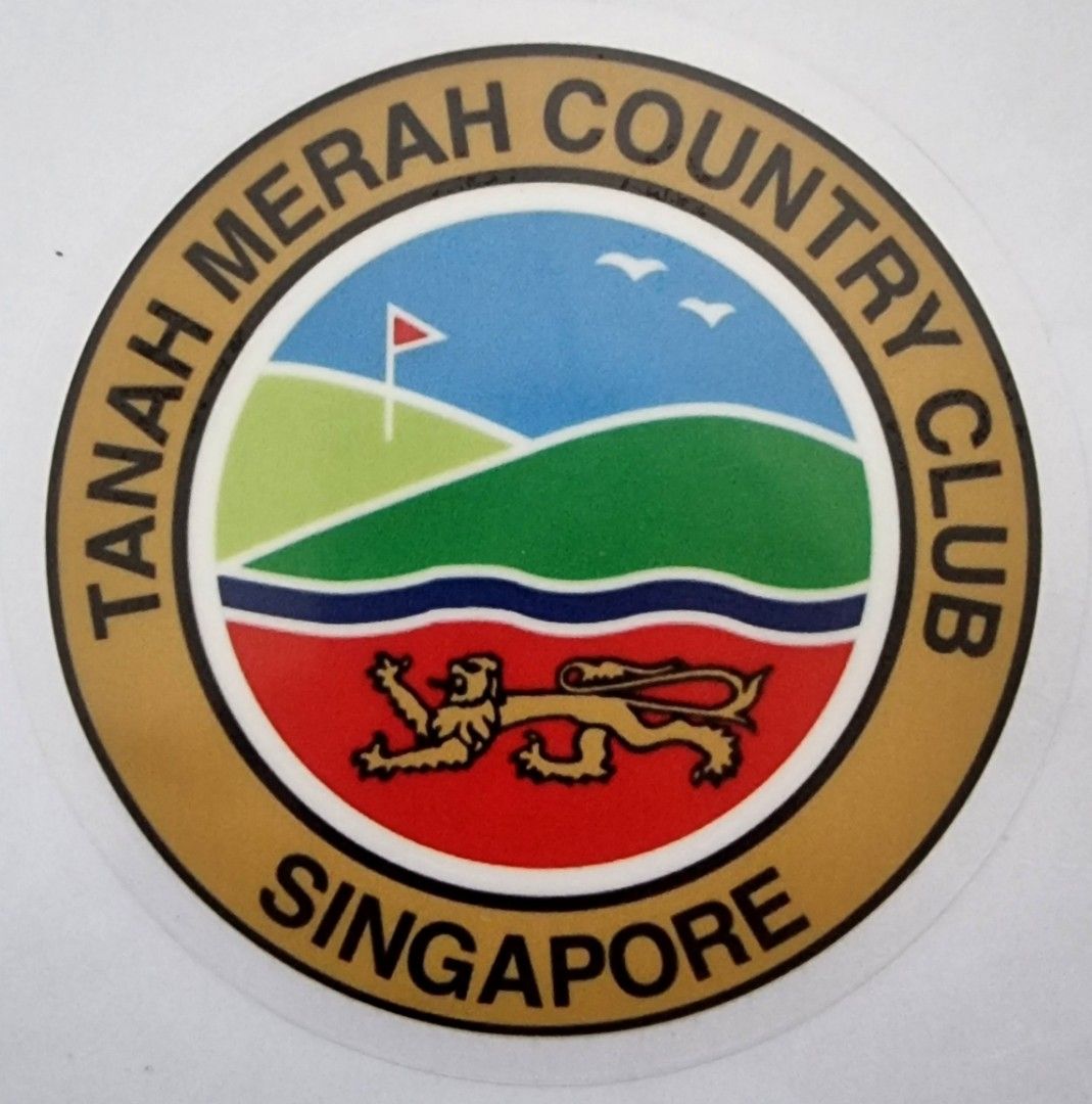 TMCC Tanah Merah Country Club Souvenir Car Decal, Hobbies & Toys ...