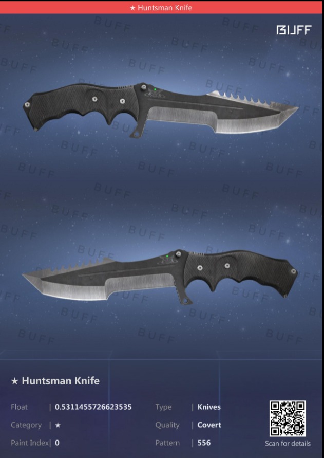 TRADEABLE: CSGO Huntsman Vanilla CS2, Video Gaming, Gaming Accessories ...