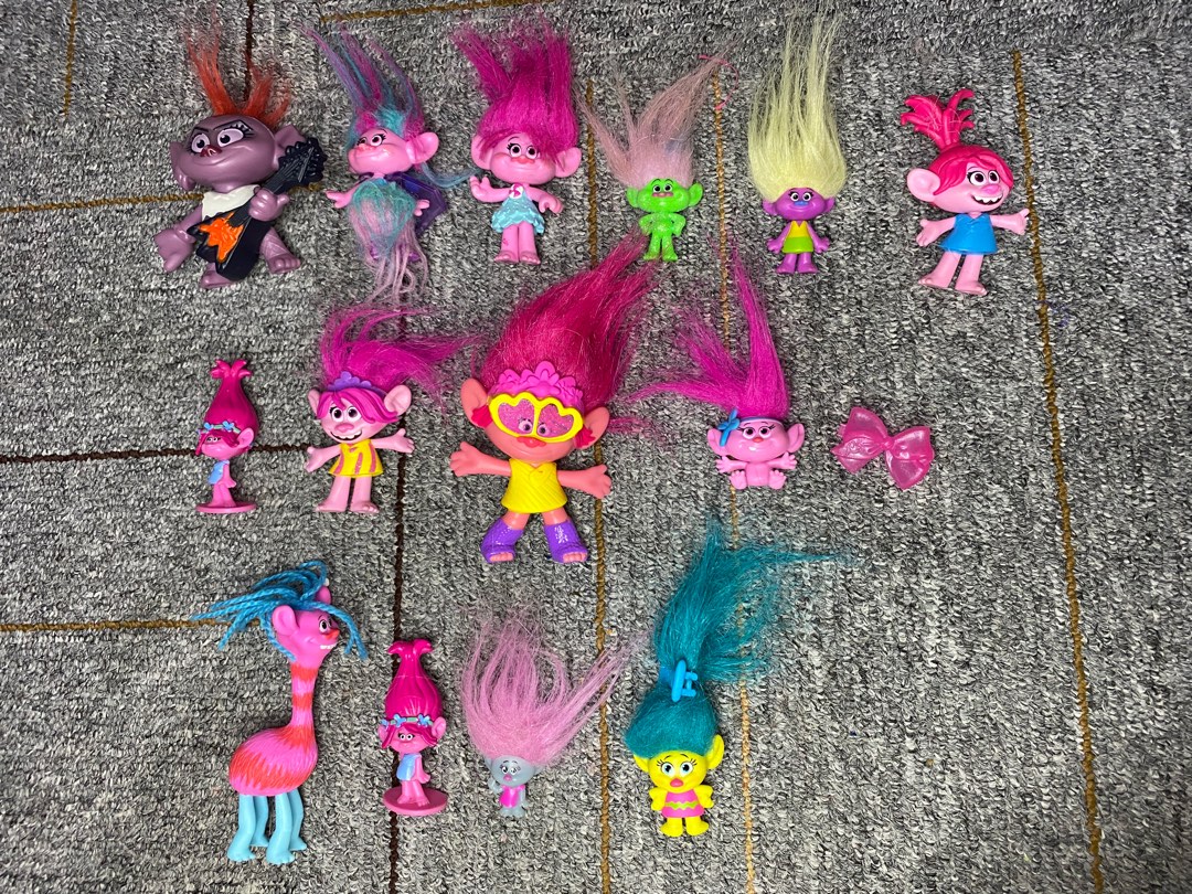 Trolls bundle, Hobbies & Toys, Toys & Games on Carousell