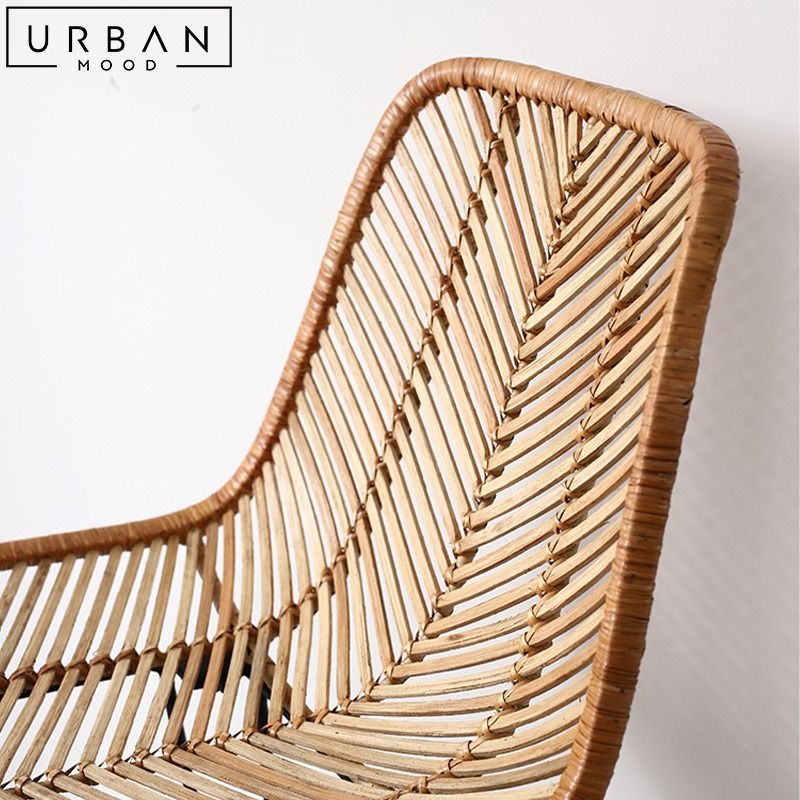 TUFF Rustic Rattan Bar Stool, Furniture & Home Living, Furniture ...