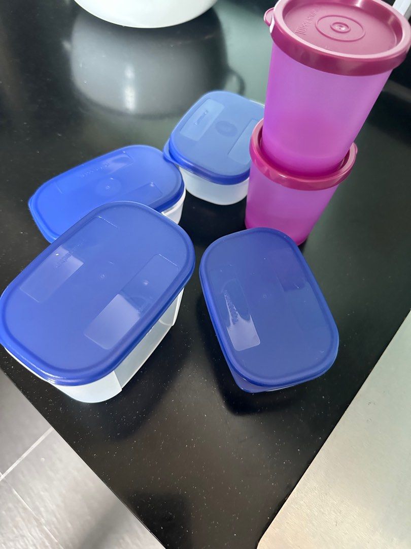 Tupperware small containers bundle of 6pc @$10, Furniture & Home Living ...