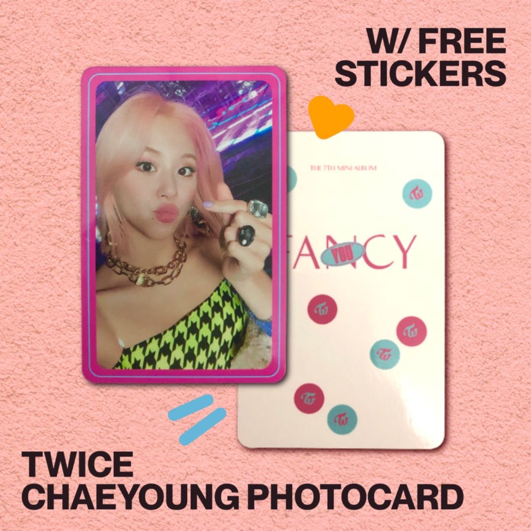 OFFICIAL TWICE CHAEYOUNG FANCY YOU PHOTOCARD (w/ FREEBIES), Hobbies ...
