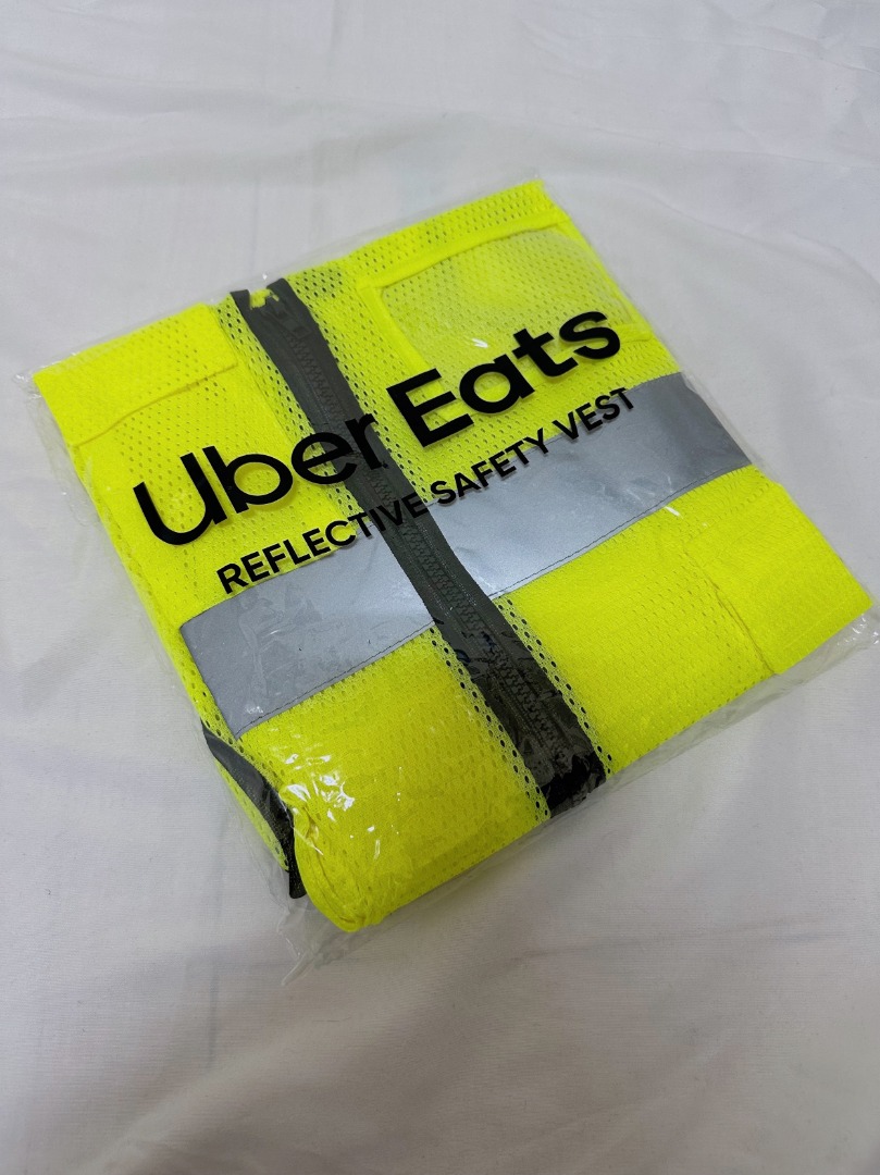 [全新]Uber Eats台灣優食原廠官方反光背心, 哩哩扣扣, 其他在旋轉拍賣