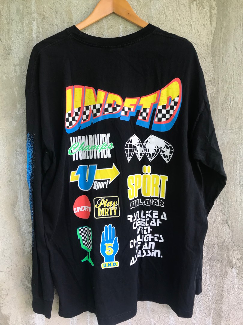 Undefeated Racing sleeve, Men's Fashion, Activewear on Carousell