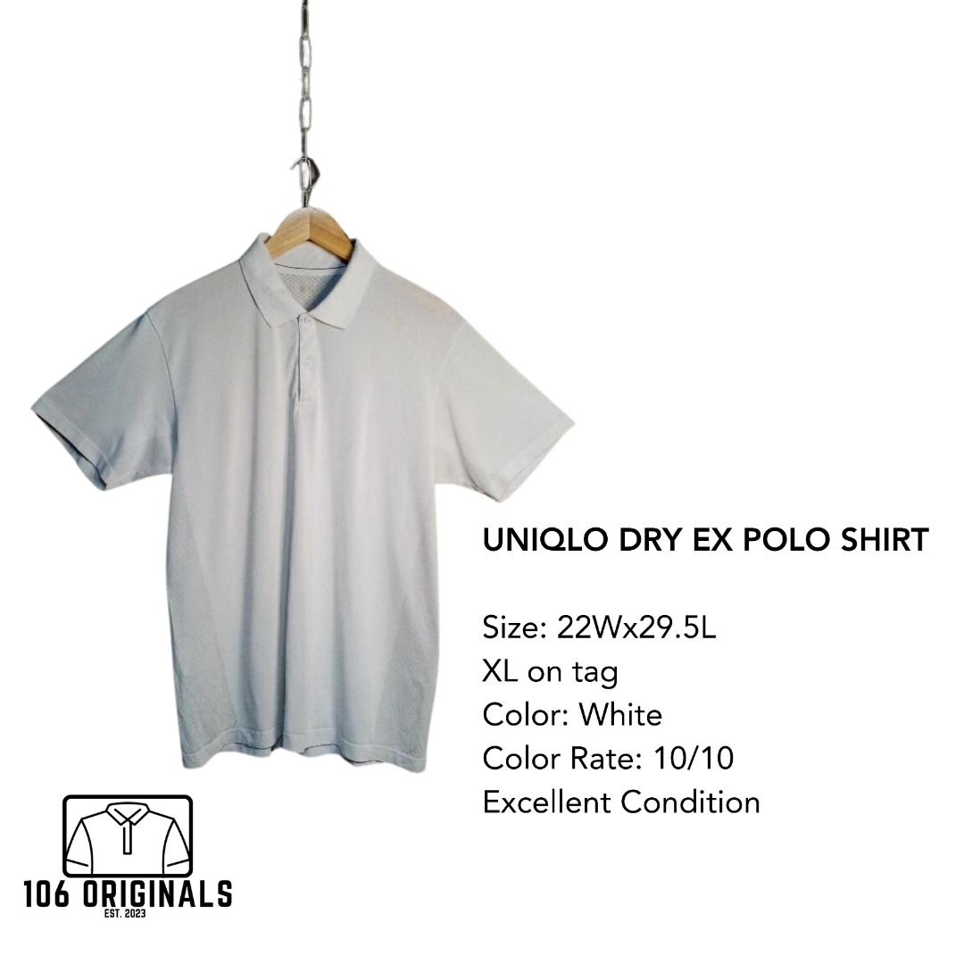 UNIQLO DRY EX POLO SHIRT, Men's Fashion, Tops & Sets, Tshirts & Polo ...