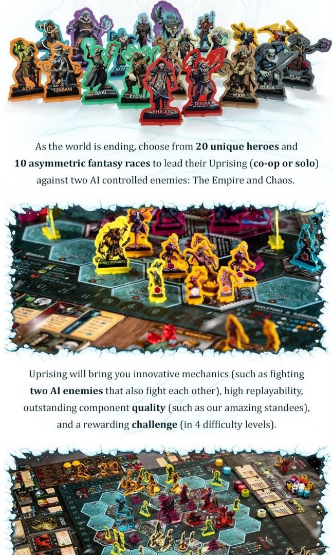Uprising Board Game, all-in bundle, 興趣及遊戲, 玩具 & 遊戲類 - Carousell