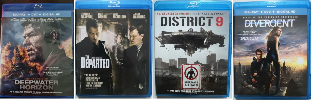 [USA] Blu-ray titles from D to H (each blu-ray is S$15 unless otherwise ...