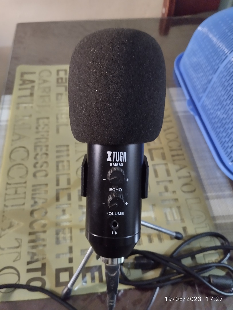 USB condenser microphone. Lightly used, good as new., Audio ...