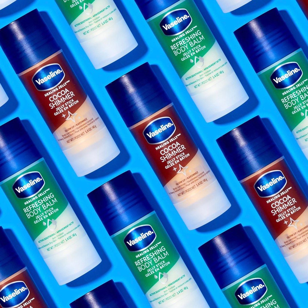 Vaseline Healing Jelly Refreshing / Cocoa Shimmer Stick Body ...