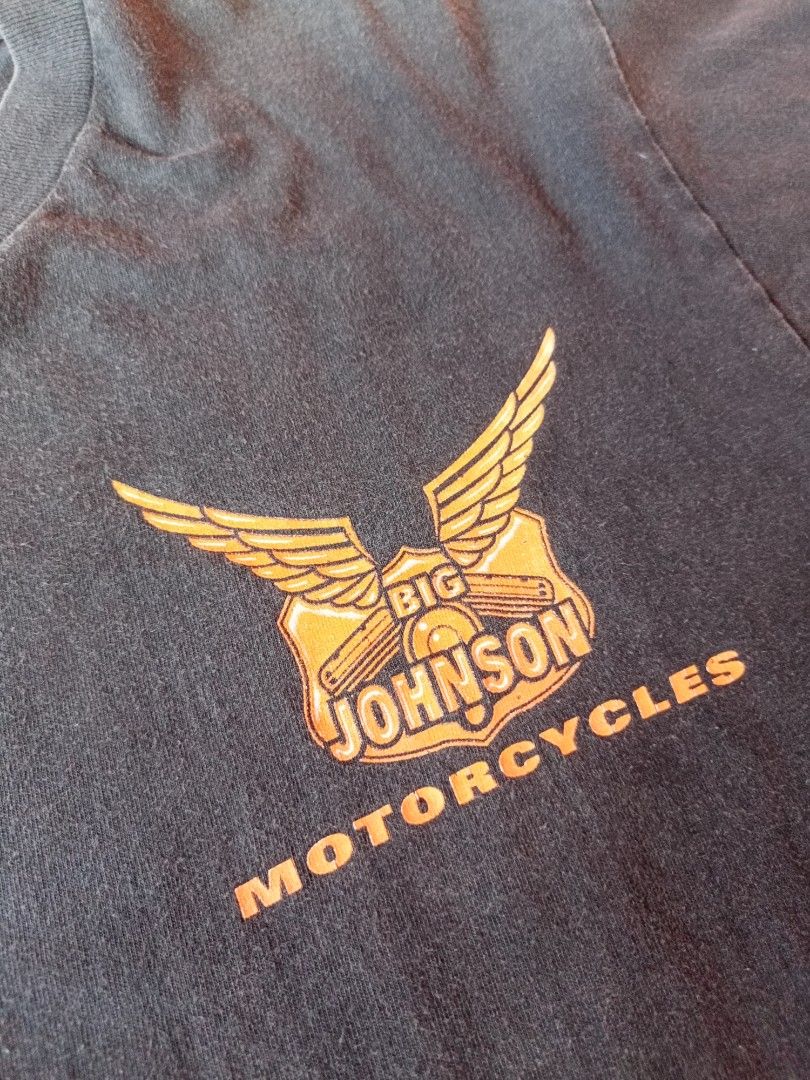 Vintage 1998 Johnson Motorcycle(Harley Davidson vibes), Men's Fashion ...