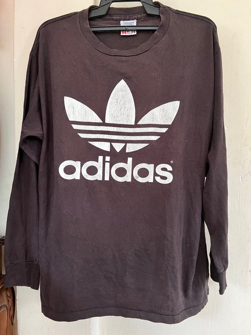 Vintage Adidas Big Logo Mirror USA, Men's Fashion, Tops & Sets, Tshirts ...