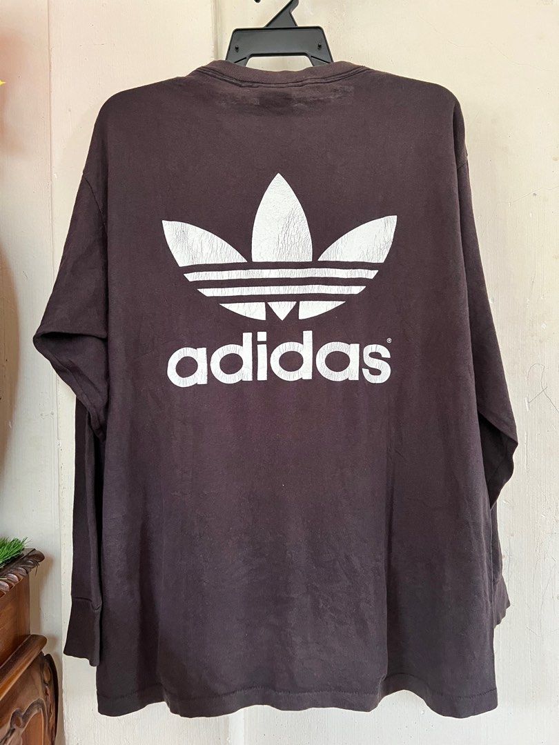 Vintage Adidas Big Logo Mirror USA, Men's Fashion, Tops & Sets, Tshirts ...