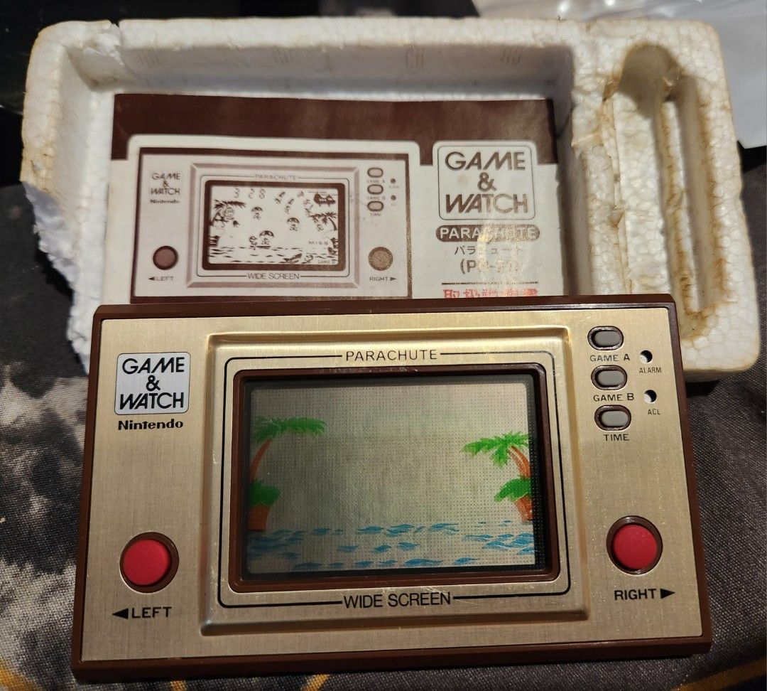 Vintage Nintendo Game & Watch widescreen - Parachute - 1981 with box ...