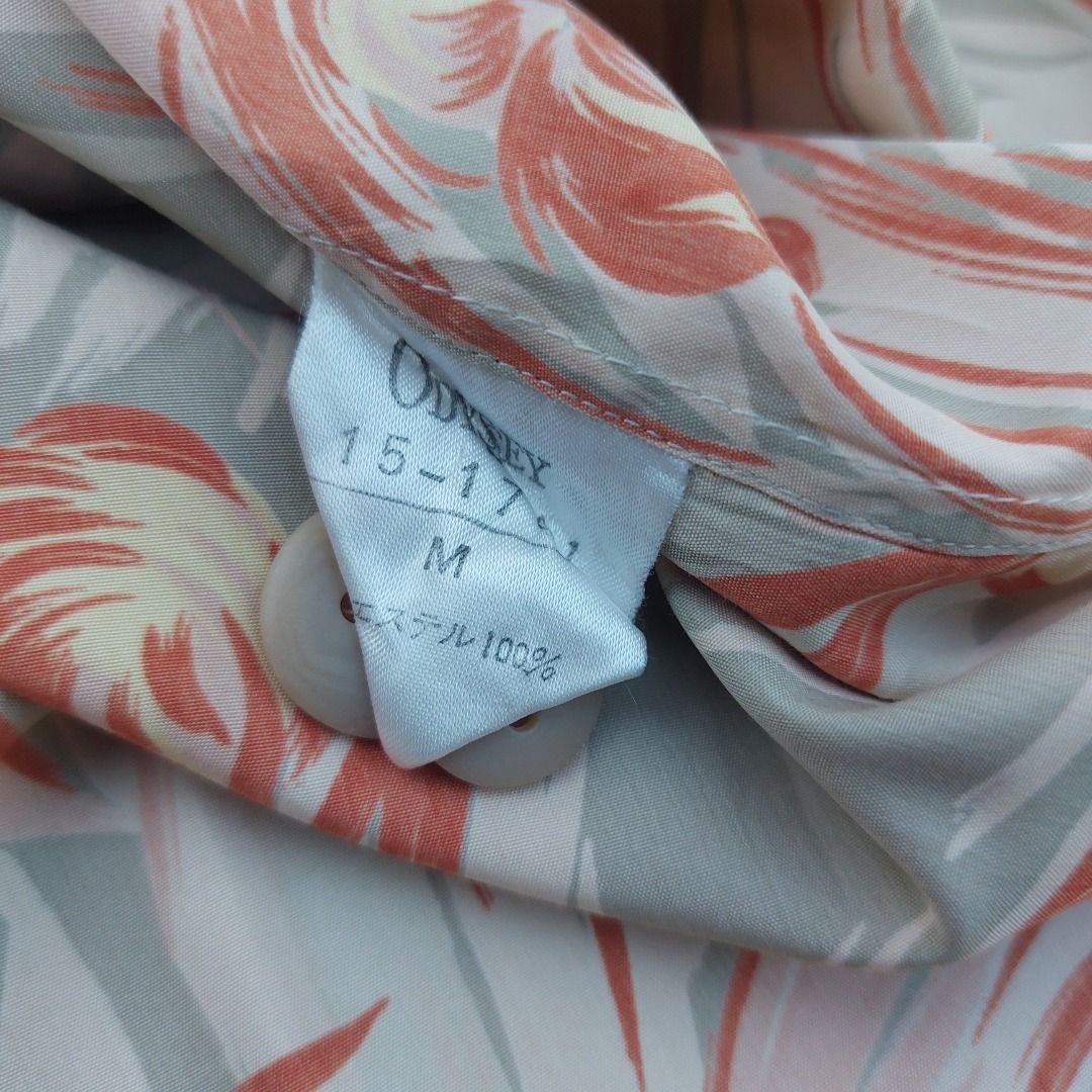 Vintage Odyssey Loop Collar Aloha Shirt, Fesyen Pria, Pakaian , Atasan ...