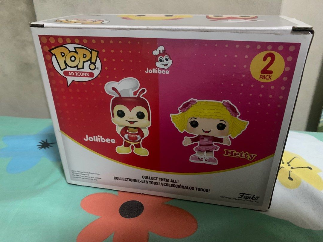 (WITH FREEBIE) JOLLIBEE & HETTY SPAGHETTI 2 PACK FTM FUNKO, Hobbies ...