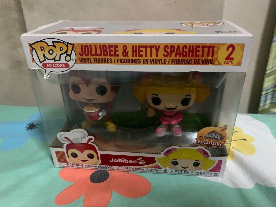 (WITH FREEBIE) JOLLIBEE & HETTY SPAGHETTI 2 PACK FTM FUNKO, Hobbies ...