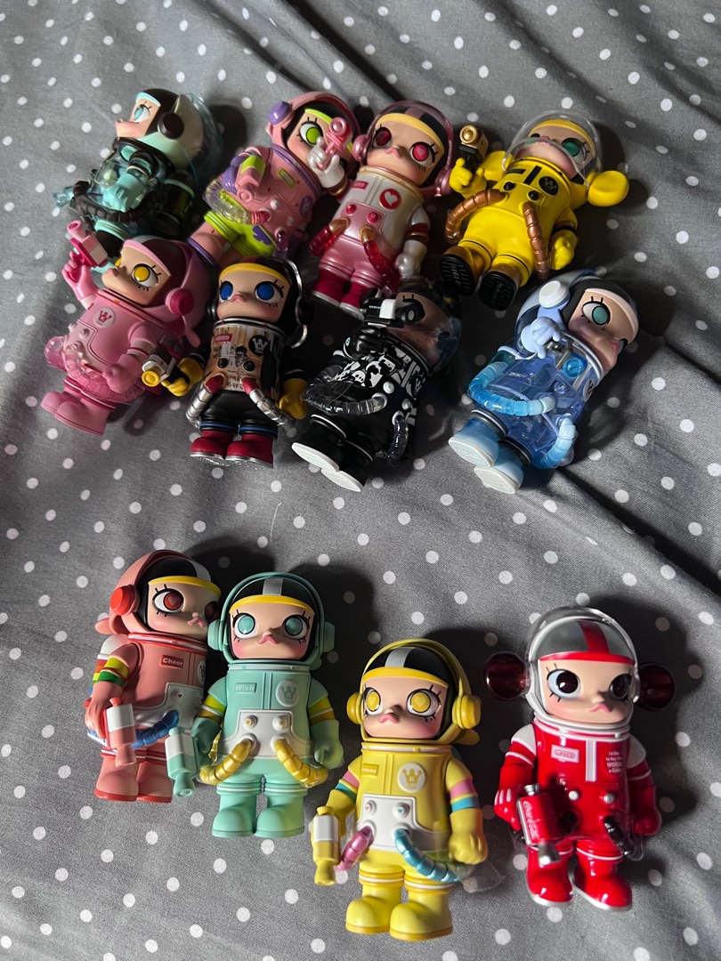 wts popmart space molly series 2 100% full set with coke, Hobbies ...