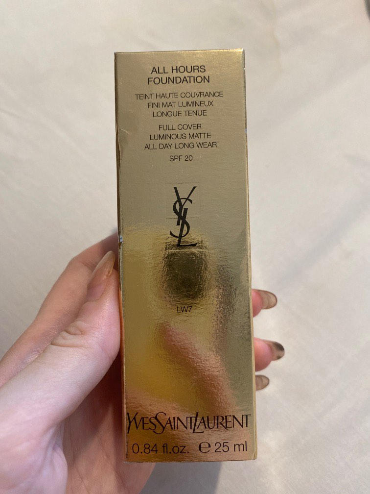 YSL All Hours Foundation LW7, Beauty & Personal Care, Face, Makeup on ...