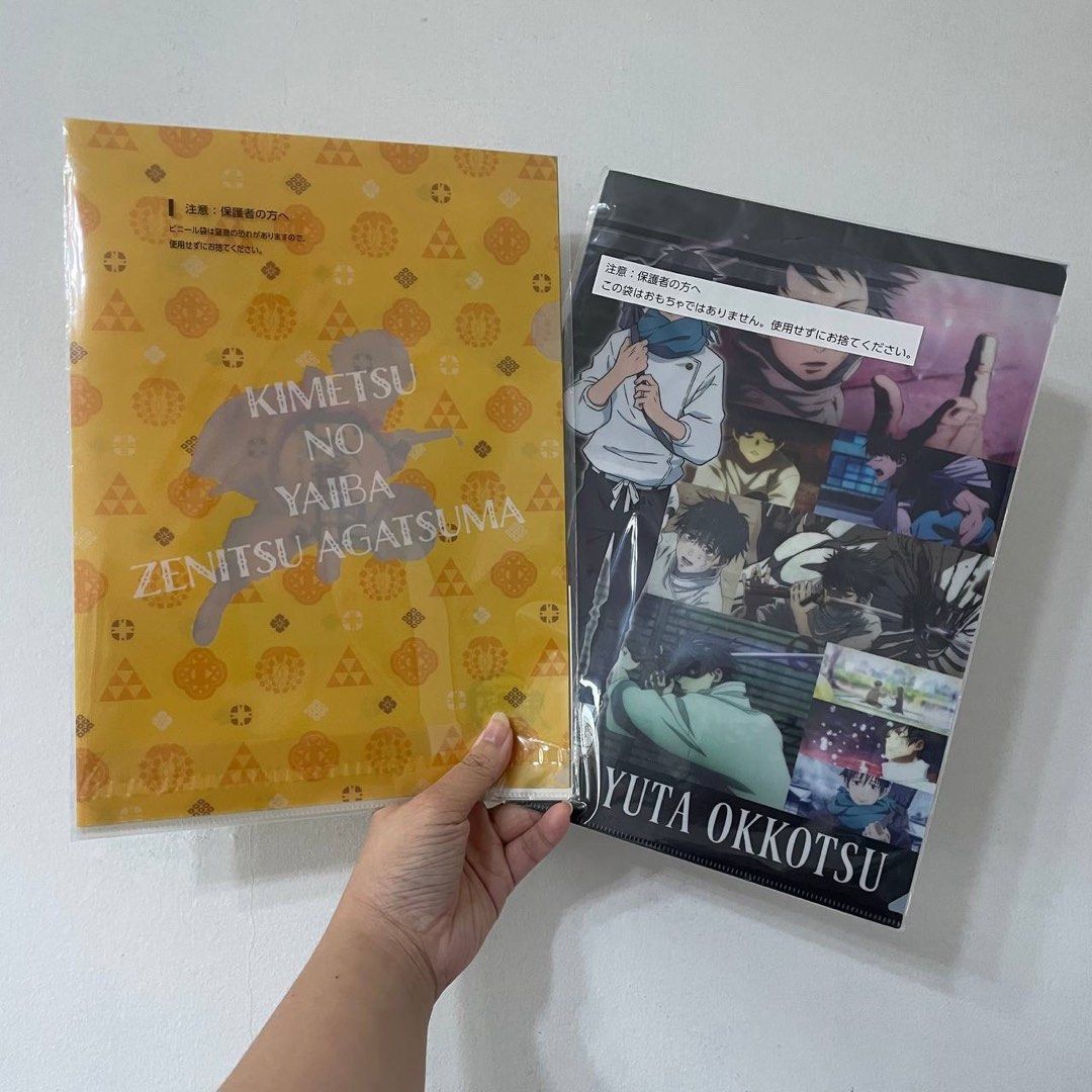 yuta okkotsu tanjiro rengoku zenitsu kuji file set (jujutsu kaisen jjk ...