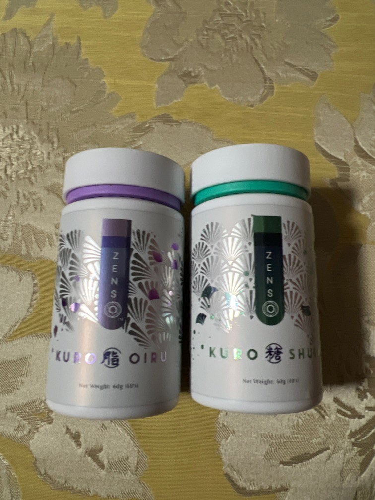 ZENSO - KURO SHUGA & KURO OIRU, Health & Nutrition, Health Supplements ...