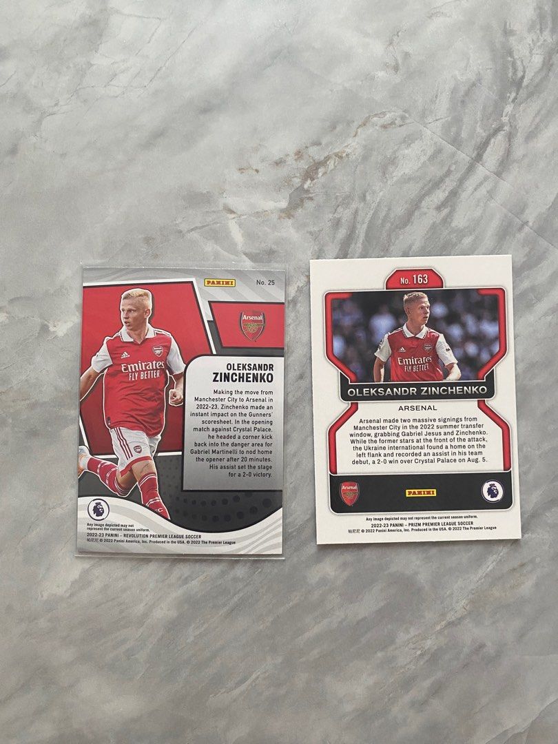 Oleksandr Zinchenko Arsenal Football Soccer Card Lot, Hobbies & Toys ...