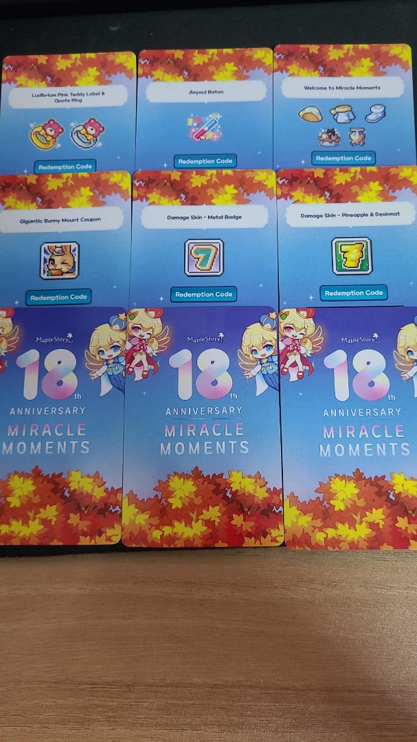 18th MapleSEA MapleStory Anniversary Miracle Moments | Event Coupon ...