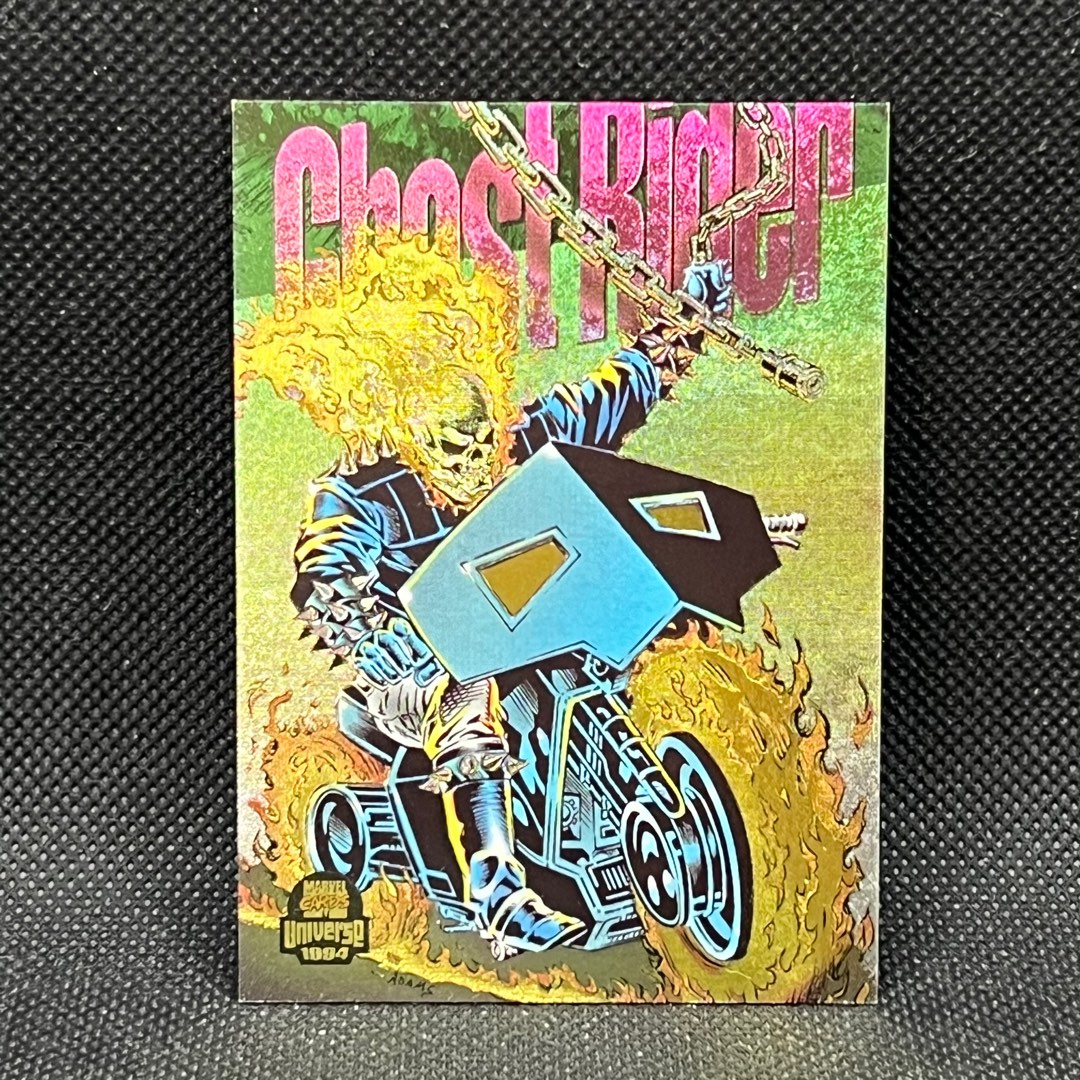 1994 Marvel Universe Power Blast Limited Edition Ghost Rider #3/9 JSA ...