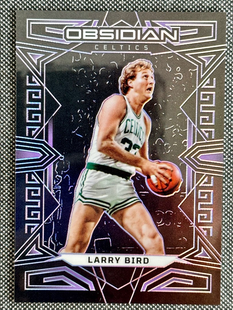 2022 NBA Larry Bird /99 Obsidian Purple Electric Etch, Hobbies & Toys ...