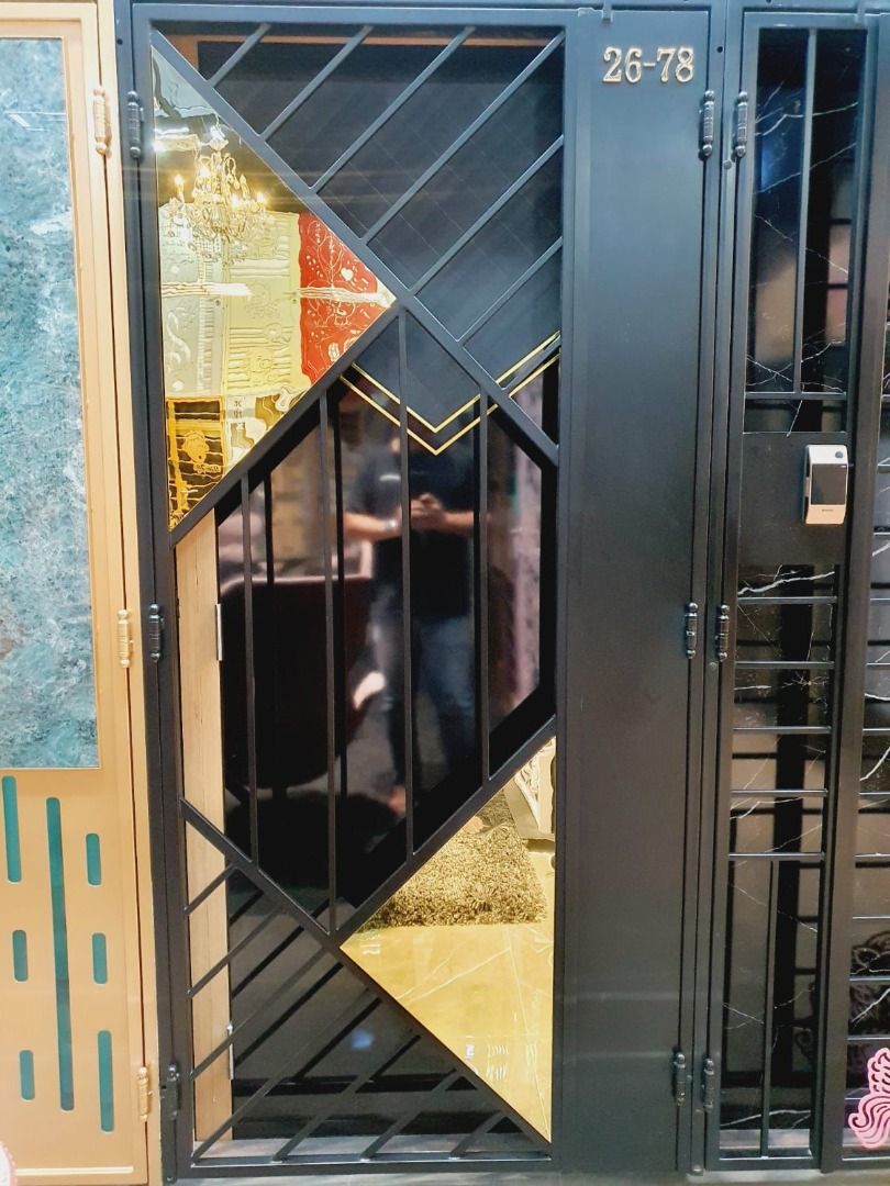 [2023 LUXURY HDB / BTO GATE] New HDB gate design 2K GOLD GATE exclusive ...