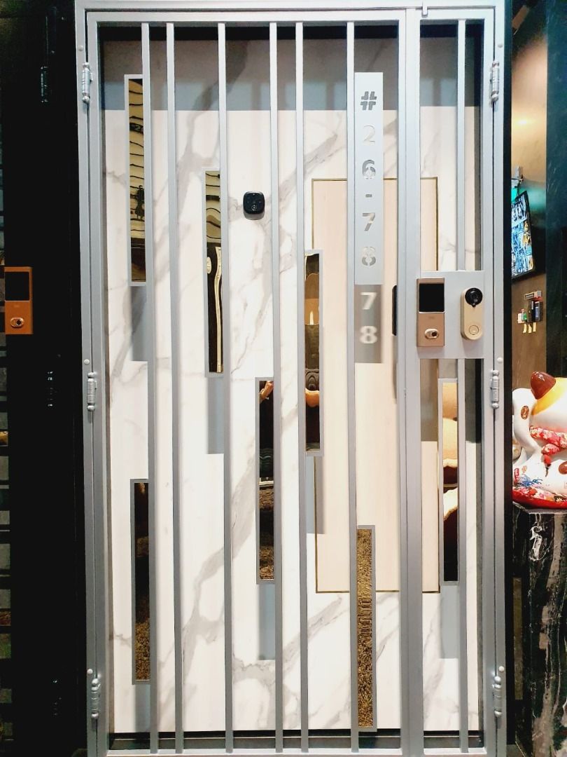 [2023 LUXURY HDB / BTO GATE] New HDB gate design 2K GOLD GATE exclusive ...