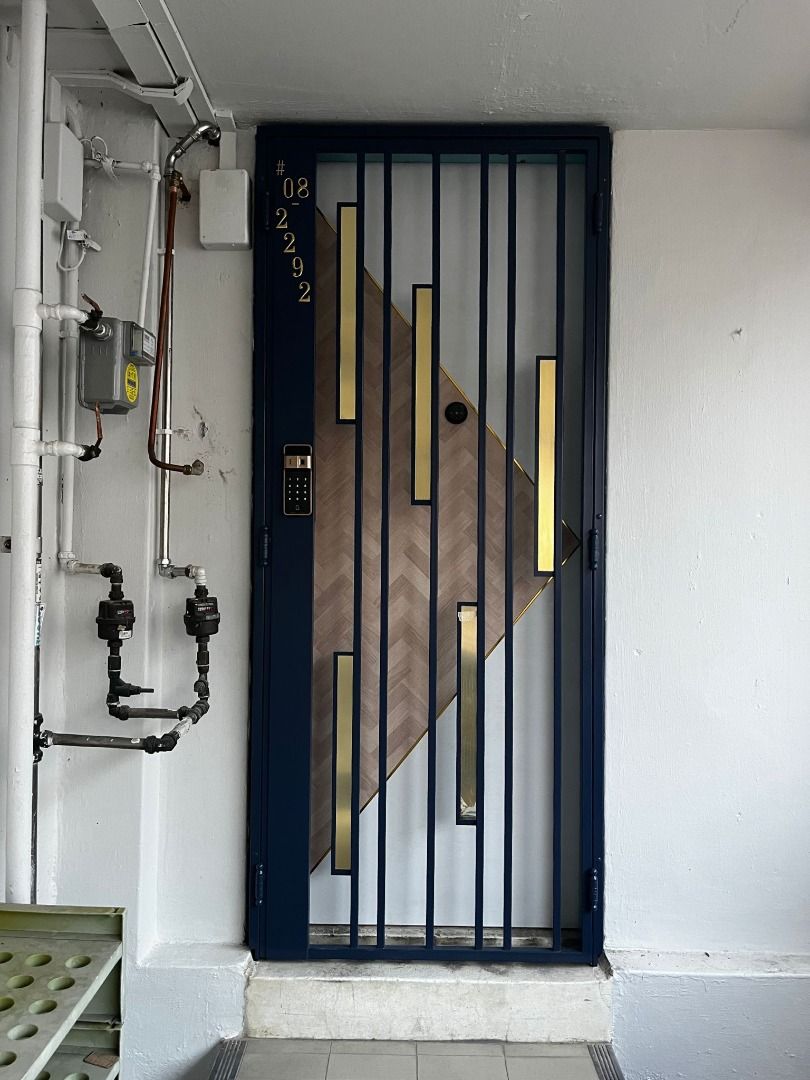 [2023 LUXURY HDB / BTO GATE] New HDB gate design 2K GOLD GATE exclusive ...