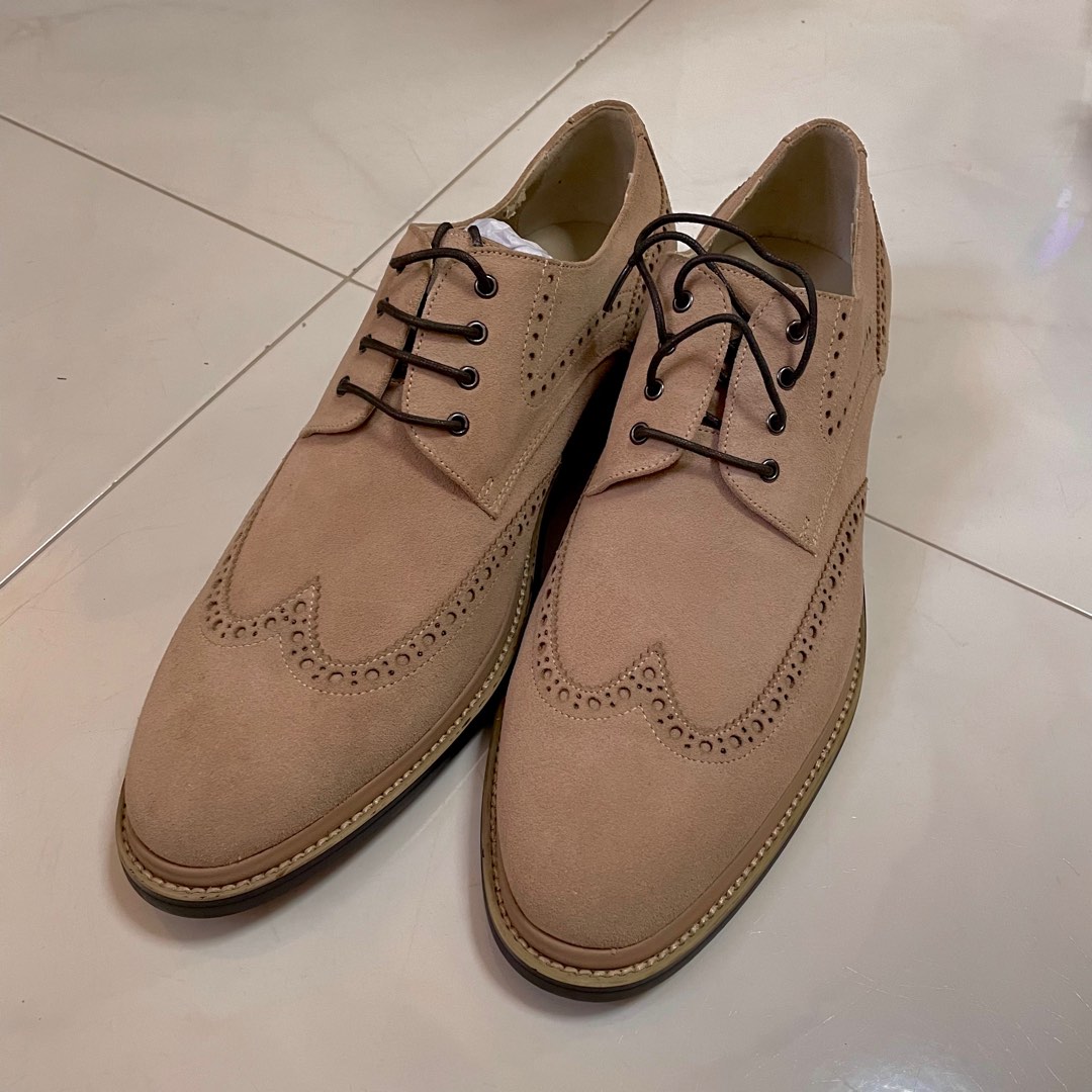 (41) Pedro Dress Shoes - Sand Colour, Men's Fashion, Footwear, Dress ...