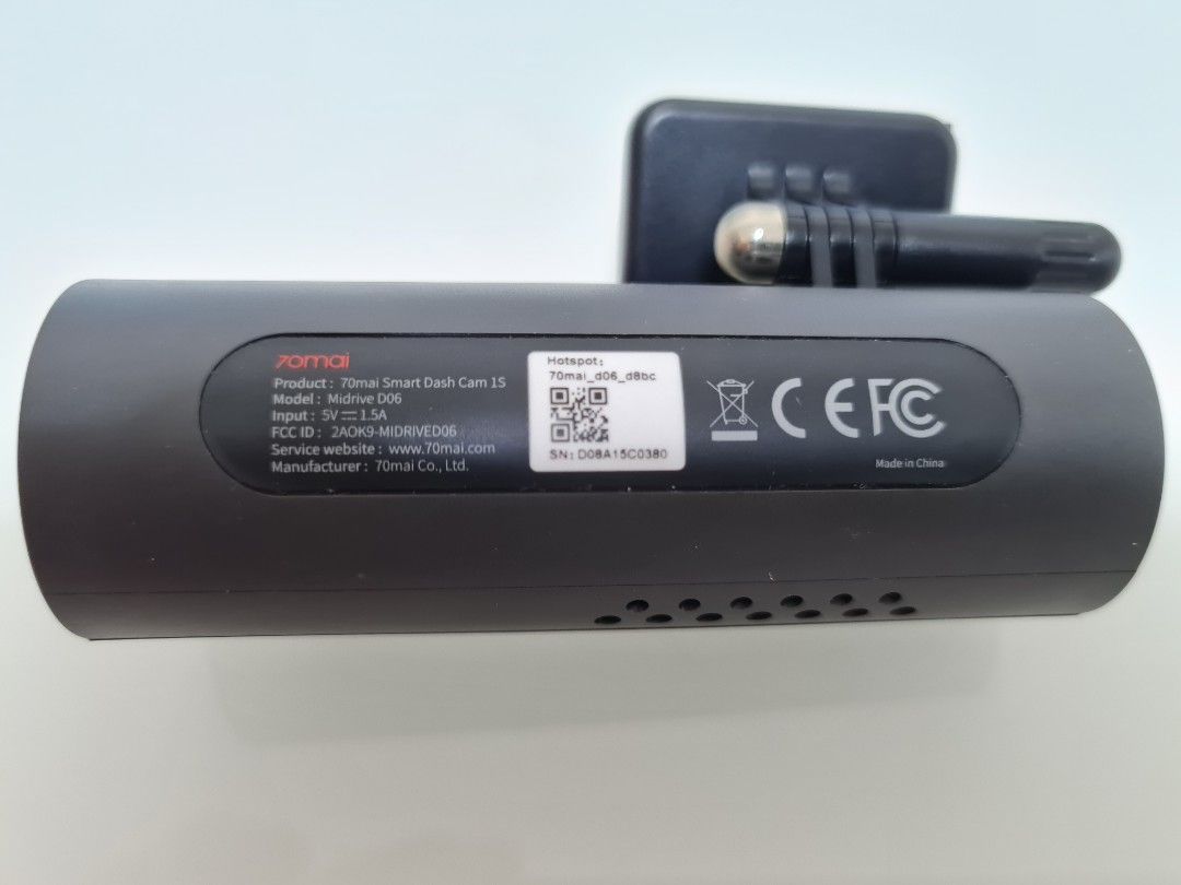 70mai Smart Dash Cam 1S, Car Accessories, Accessories on Carousell