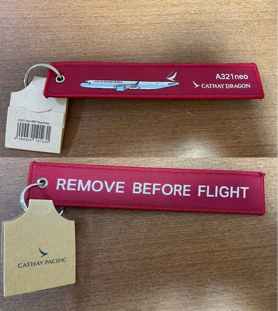 [絕版] 國泰港龍航空 Cathay Dragon Airbus A321neo REMOVE BEFORE FLIGHT TAG, 興趣及 ...