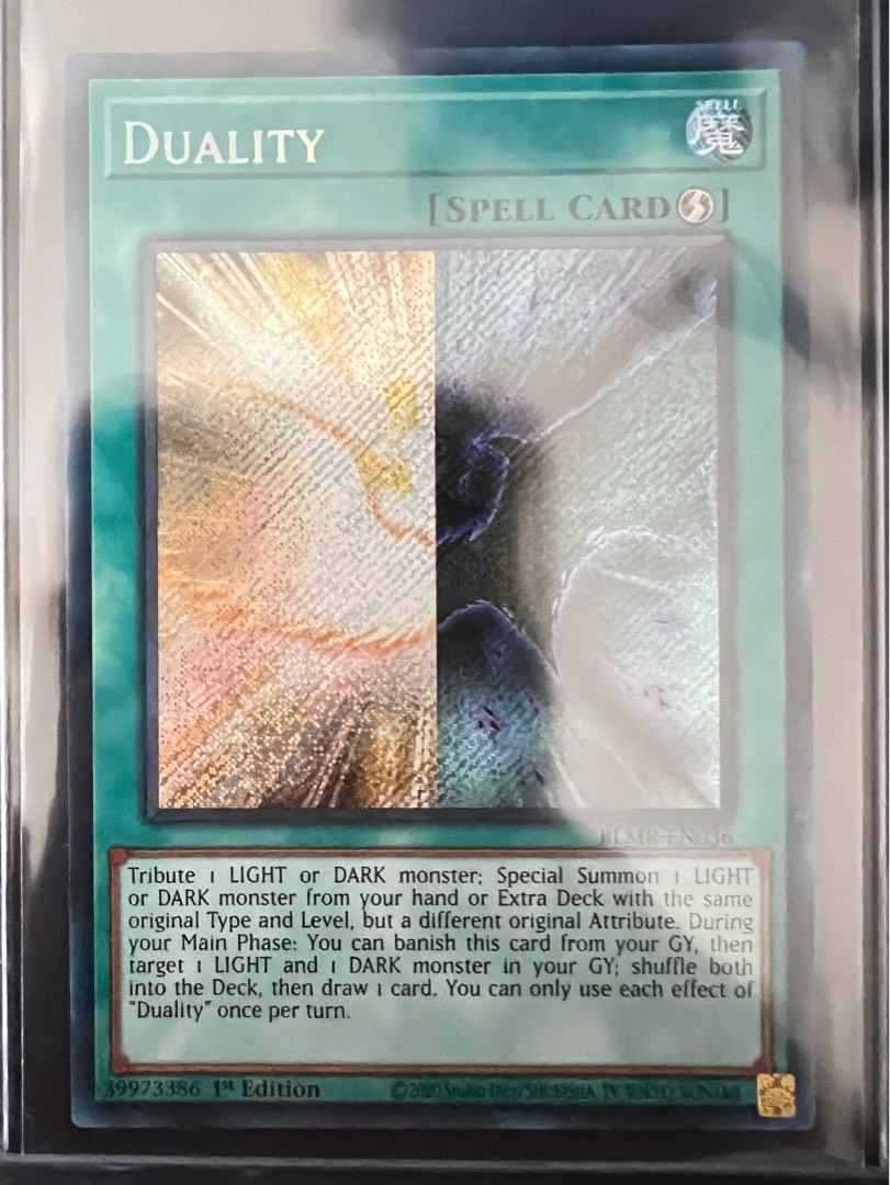 遊戲王 Yugioh: Duality BLMR Secret 1st [Spell], 興趣及遊戲, 玩具 & 遊戲類 - Carousell