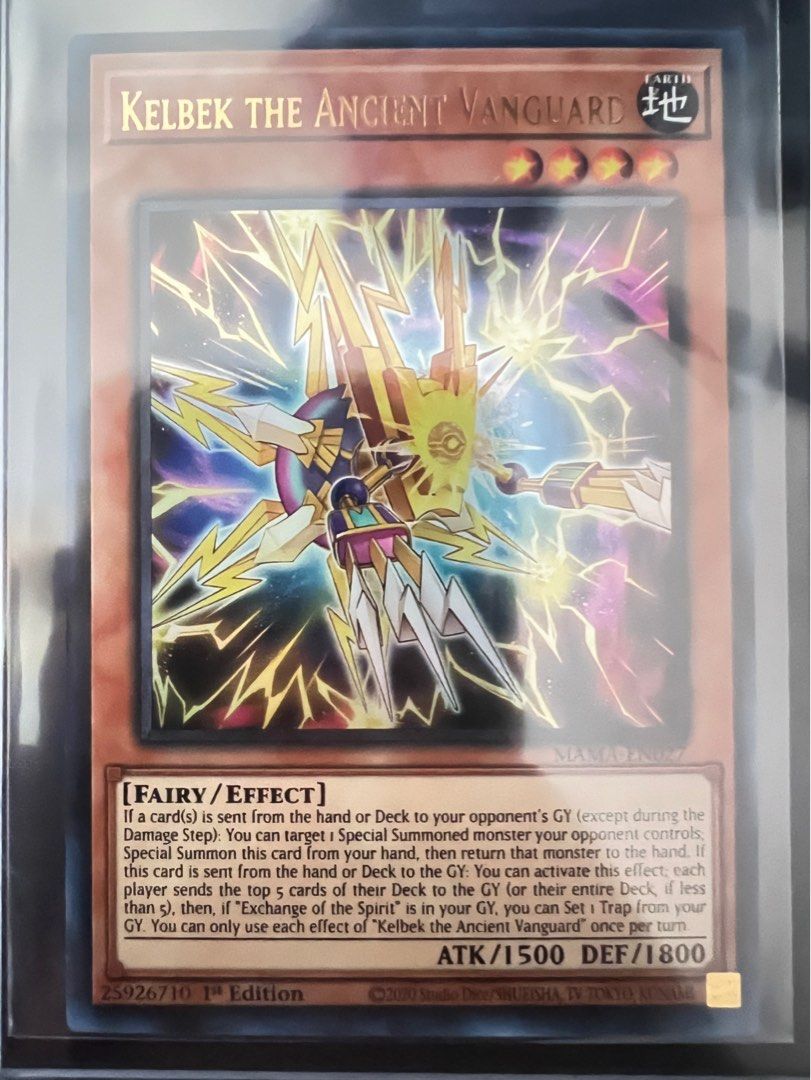 遊戲王 Yugioh: Kelbek The Ancient Vanguard MAMA Ultra 1st, 興趣及遊戲, 玩具 & 遊戲類 ...