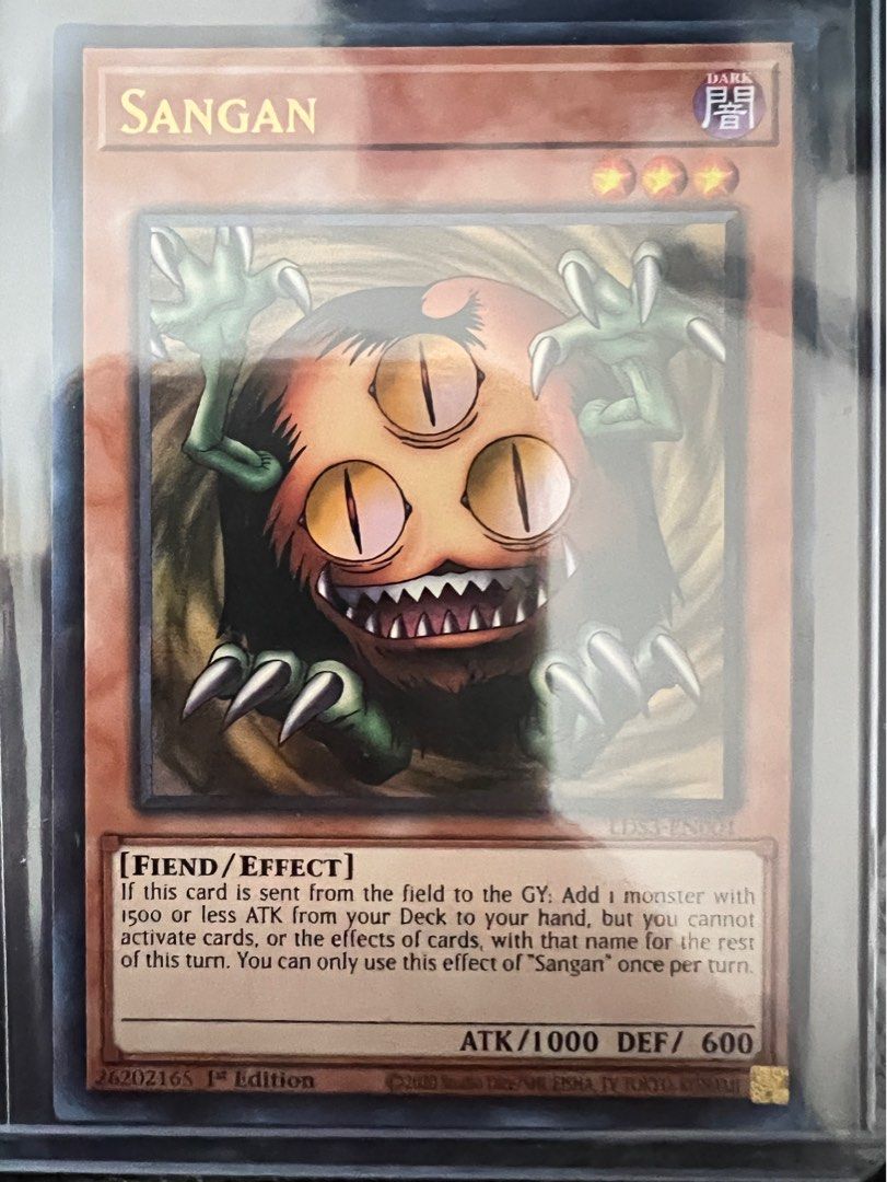 遊戲王 Yugioh: Sangan LDS3 Ultra 1st [Monster], 興趣及遊戲, 玩具 & 遊戲類 - Carousell