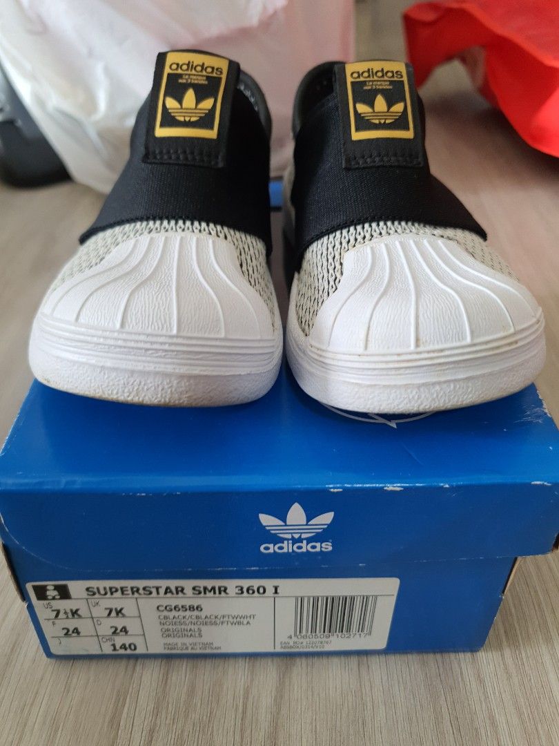 Adidas Superstar SMR 360 US7.5K, Babies & Kids, Babies & Kids Fashion on Carousell