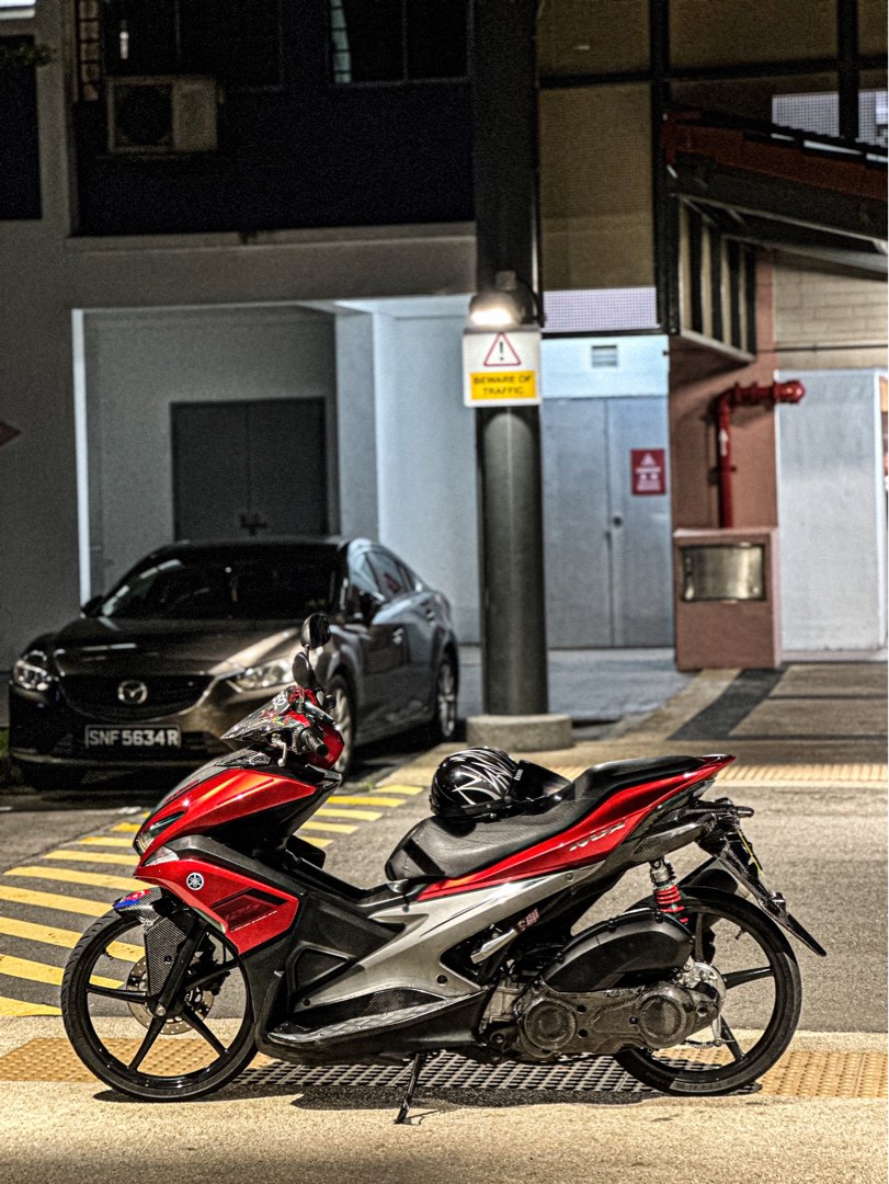 Aerox 155 V1, Motorcycles, Motorcycles for Sale, Class 2B on Carousell