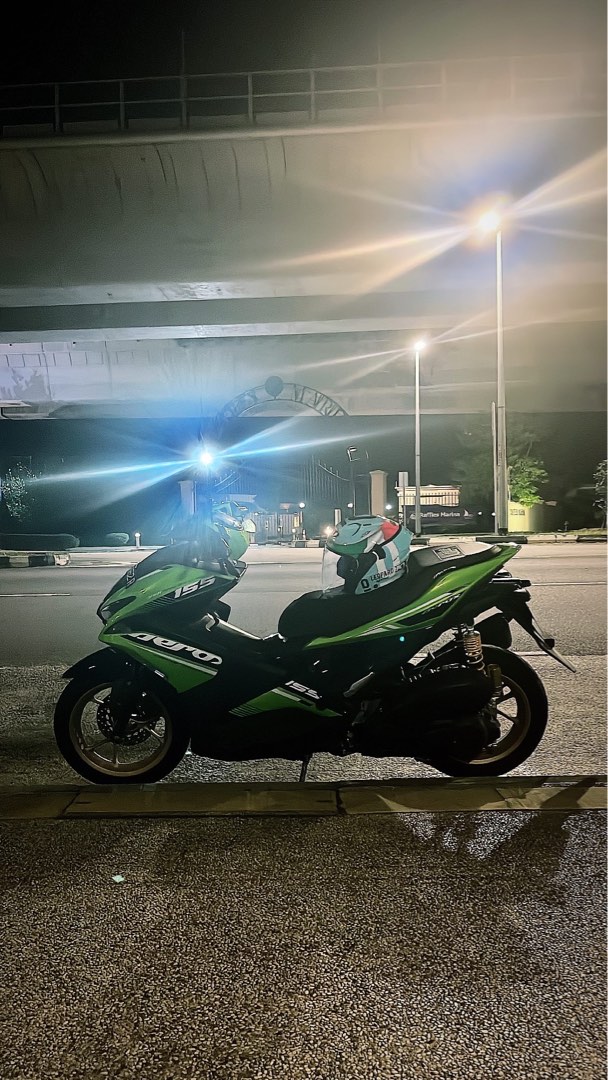 Aerox 155cc, Motorcycles, Motorcycles for Sale, Class 2B on Carousell