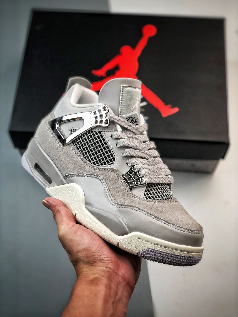Air Jordan 4 Retro "Light Iron Ore", Men's Fashion, Footwear, Sneakers ...