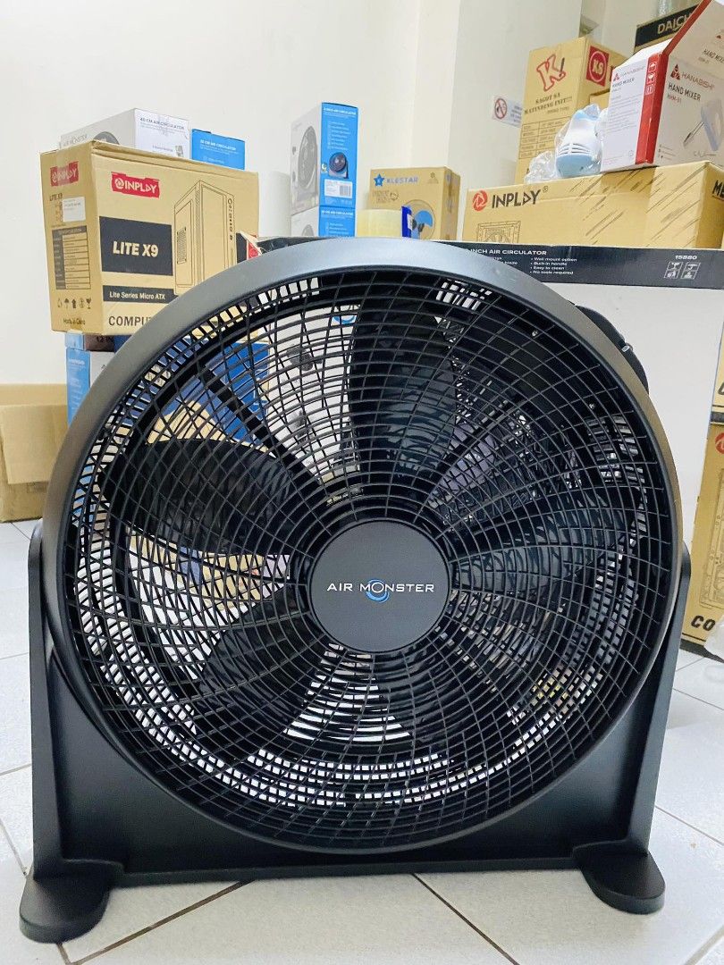 Air Monster 20" Air Circulator Floor Fan, Furniture & Home Living ...