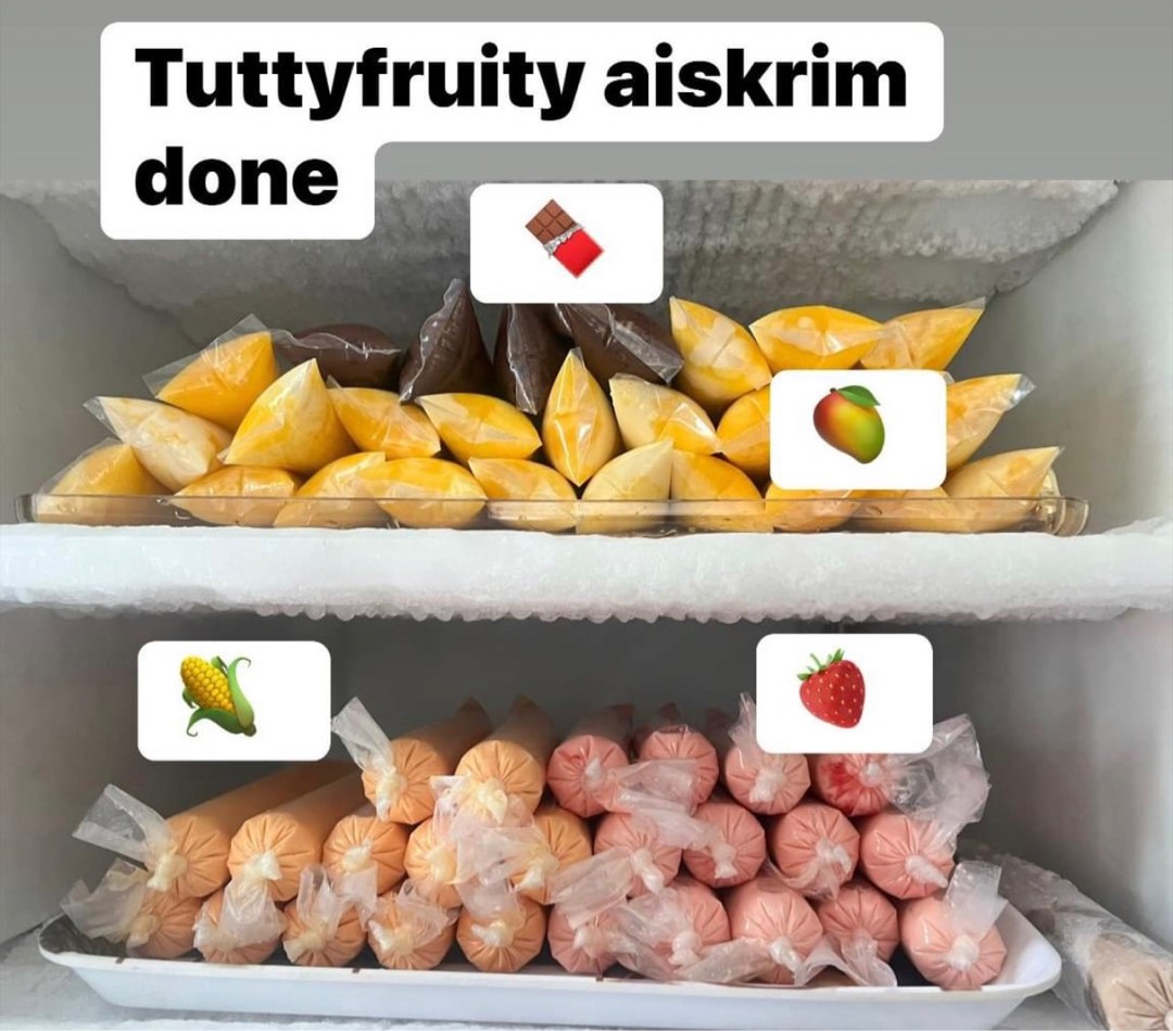 Ais Cream Malaysia original and Tutty Fruity, Food & Drinks, Chilled ...