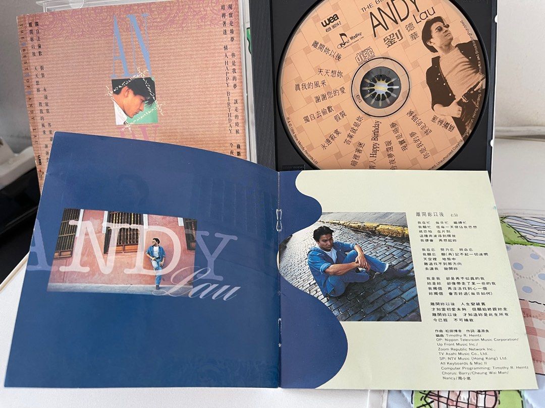 Andy Lau CD - The Best Of Andy Lau, Hobbies & Toys, Music & Media, CDs & DVDs on Carousell