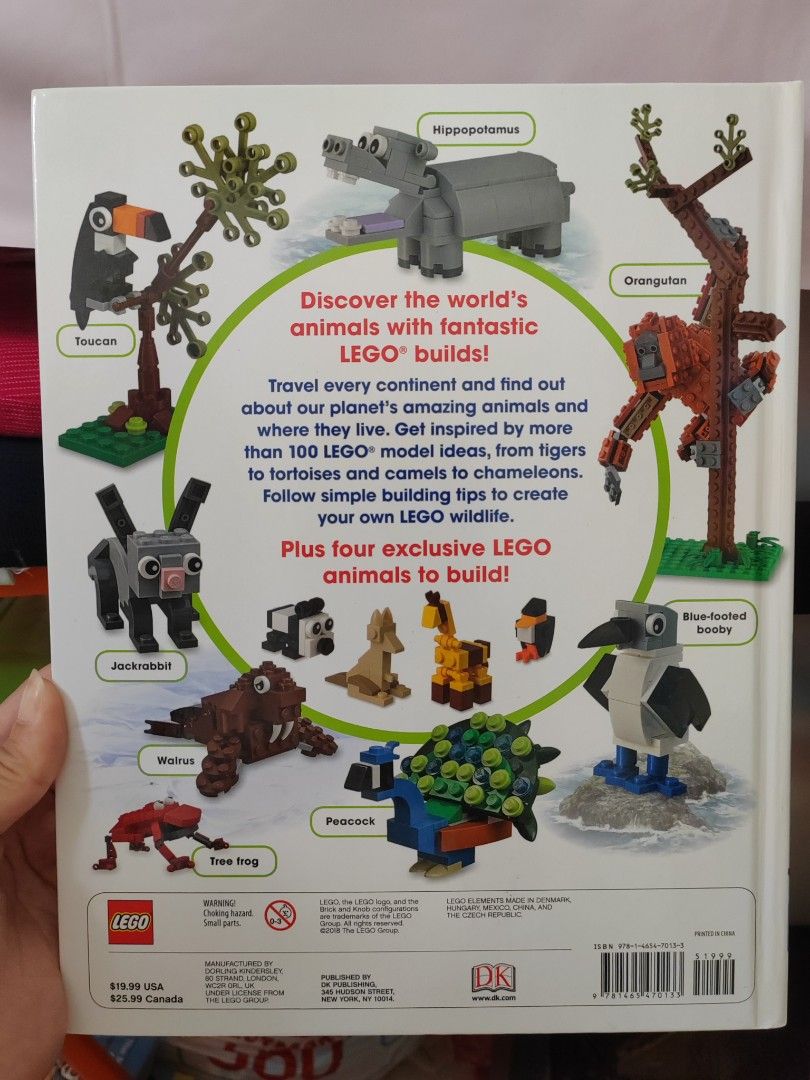 Animal Atlas LEGO書 動物, 興趣及遊戲, 書本 & 文具, 雜誌及其他 - Carousell