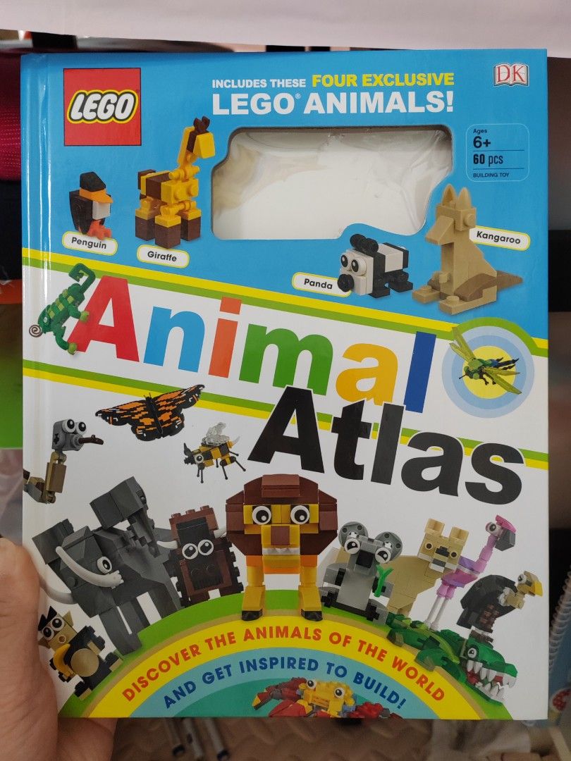 Animal Atlas LEGO書 動物, 興趣及遊戲, 書本 & 文具, 雜誌及其他 - Carousell