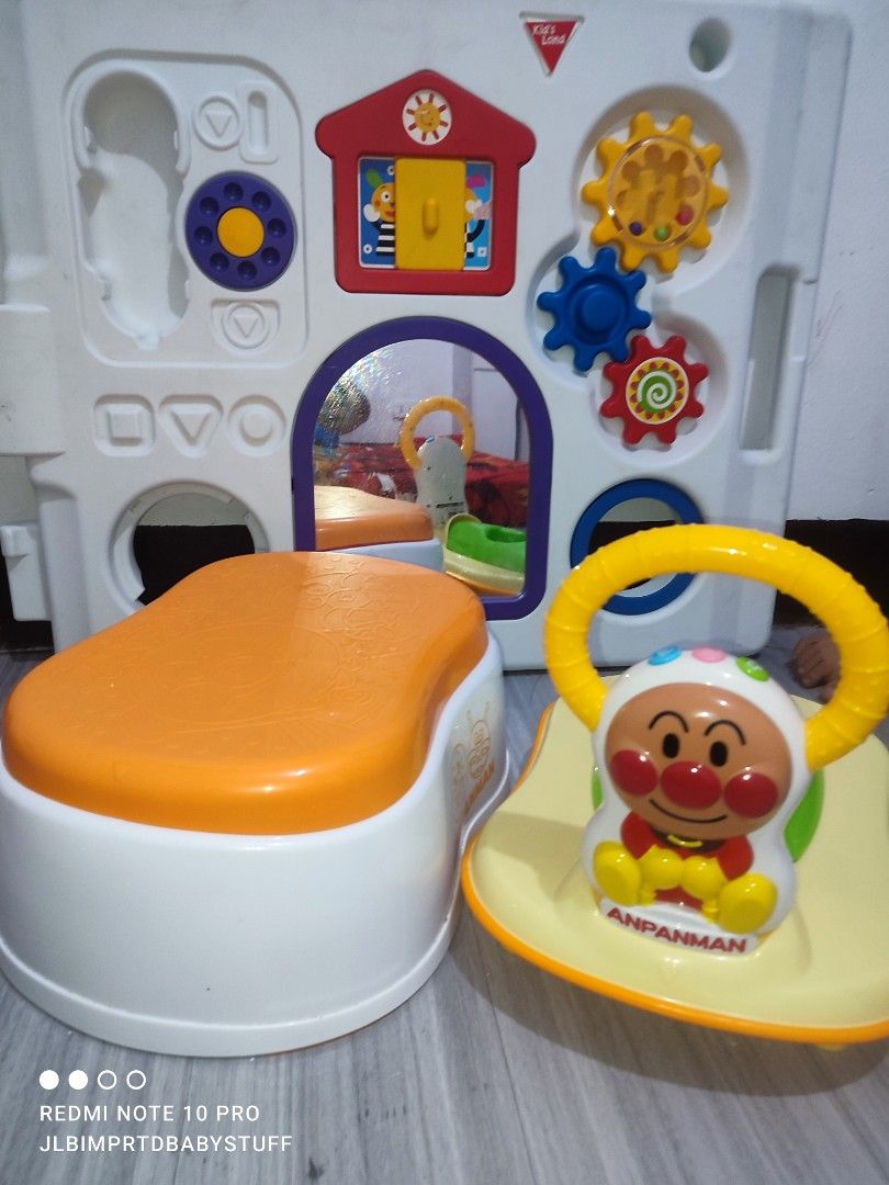 Anpanman 5-way musical potty trainer, Babies & Kids, Bathing & Changing ...