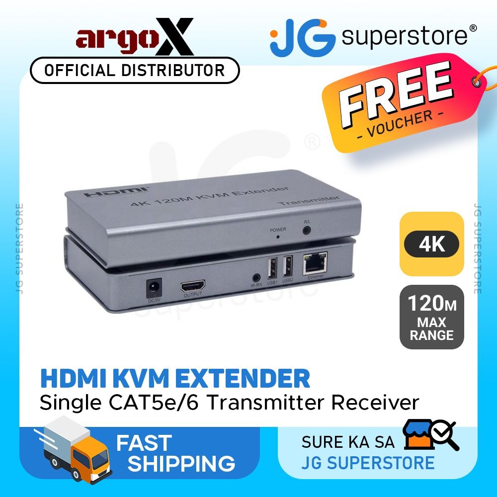 ArgoX 4K HDMI KVM IP Extender Transmitter Receiver with 120m / 200m ...